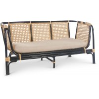 Marbella sofa - Rotting/svart - 11995,- - Rottingsofaer - Trendrom.no