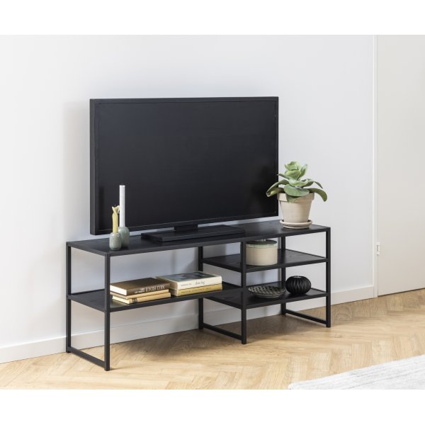Seaford mediabenk 120 cm - Sort - 1795,- - TV-benker - Trendrom.no