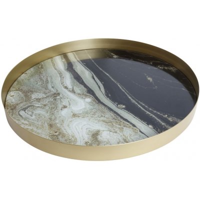 Marmor rundt serveringsbrett - Svart/hvit marmor - 369,- - Brett ...