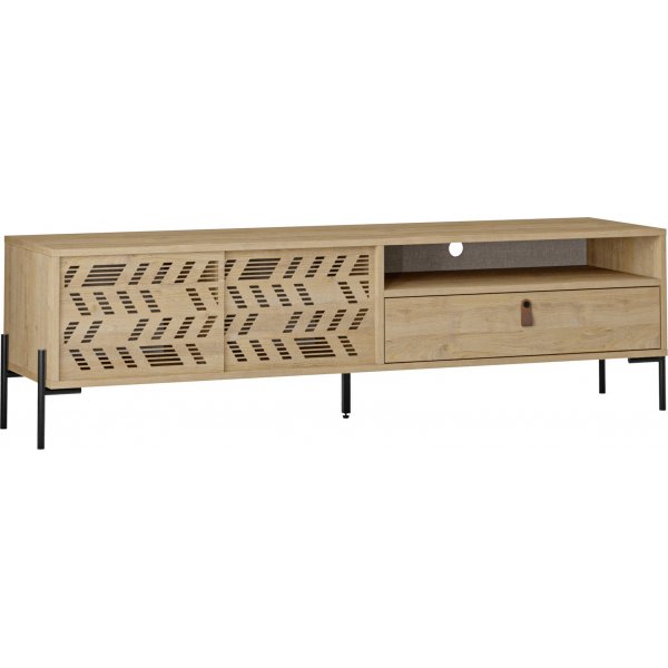 Dionysus media benk - Eik - 5995,- - TV-benker - Trendrom.no