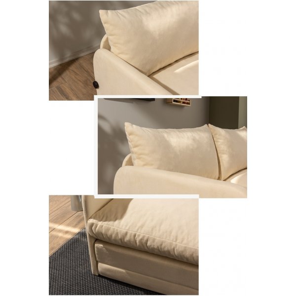 Saga 2-seters sovesofa - Cream - 10995,- - Sovesofaer - Trendrom.no