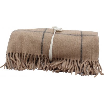 Elton pledd 130 x 170 cm - Beige - 699,- - Pledd - Trendrom.no