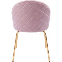 Plaza velvet stol - Lys rosa / messing - 1195,- - Polstrede stoler ...