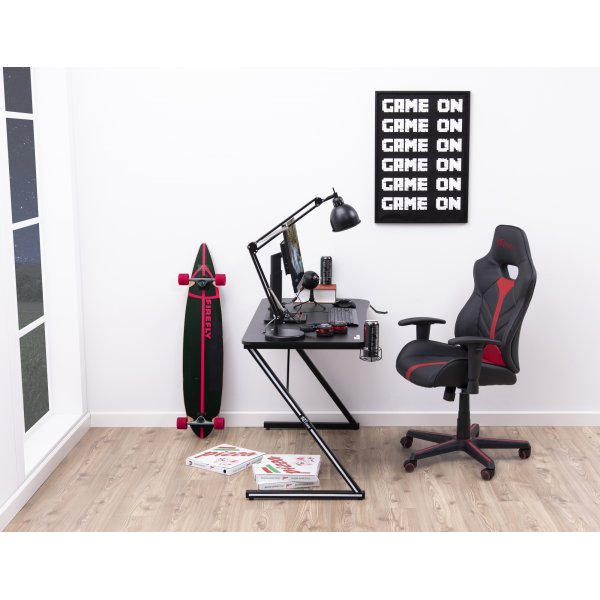 Cobblestone gaming stol - Sort/rød - 2995,- - Gamingstoler - Trendrom.no