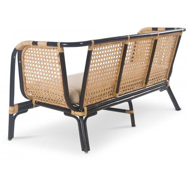 Marbella sofa - Rotting/svart - 11995,- - Rottingsofaer - Trendrom.no