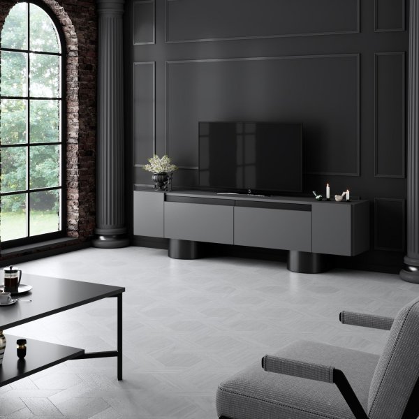 Bohem TV-stativ - Antrasitt/sort - 4795,- - TV-benker - Trendrom.no